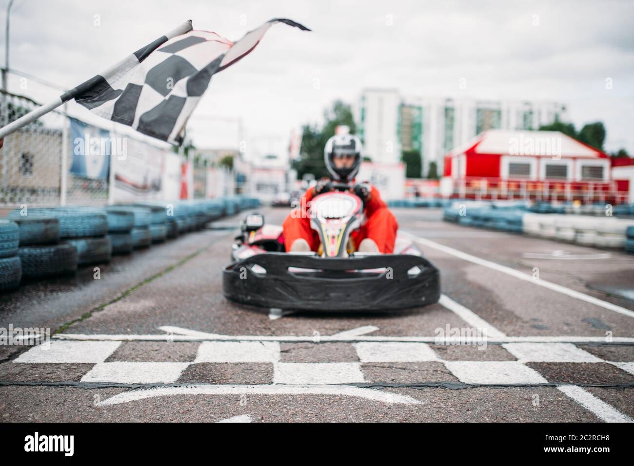 Go cart driver hi-res stock photography and images - Alamy