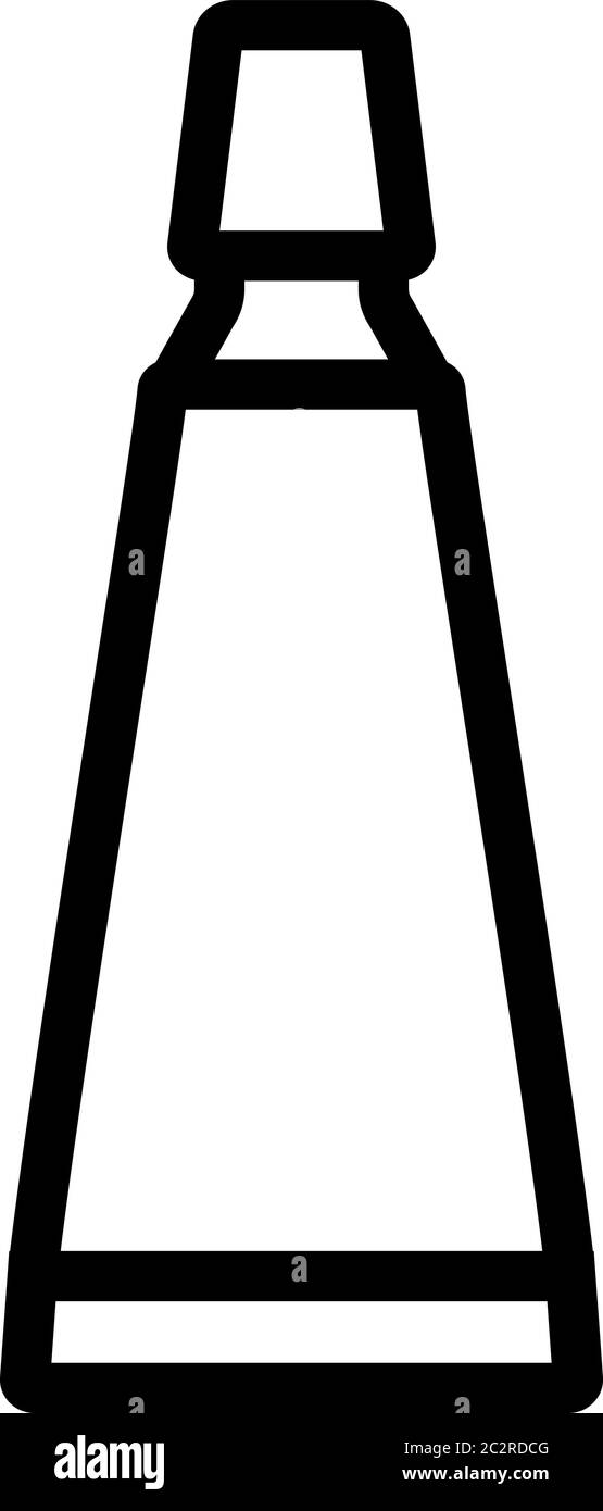 cellulite tube package icon vector outline illustration Stock Vector ...