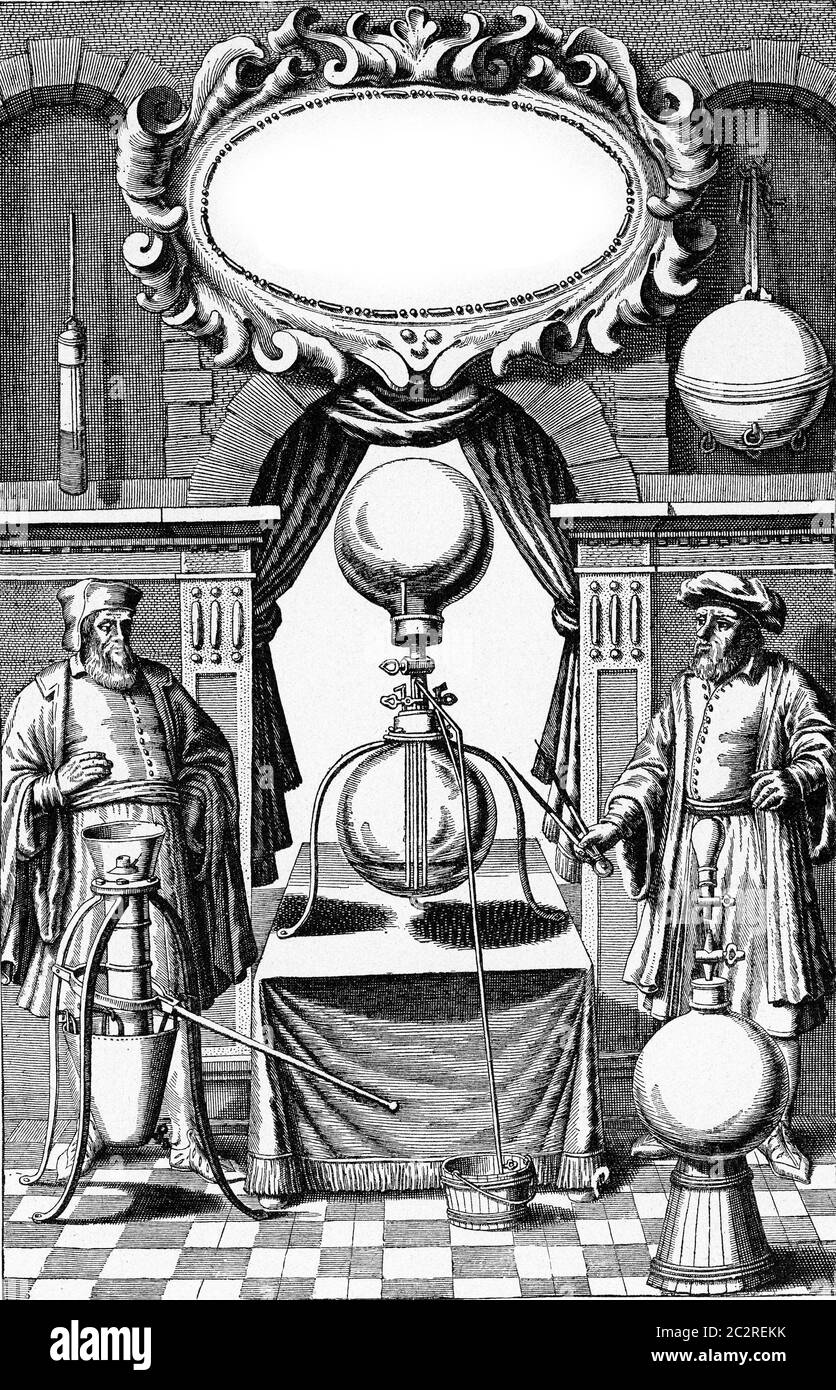 Physics, vintage engraved illustration. From the Universe and Humanity ...