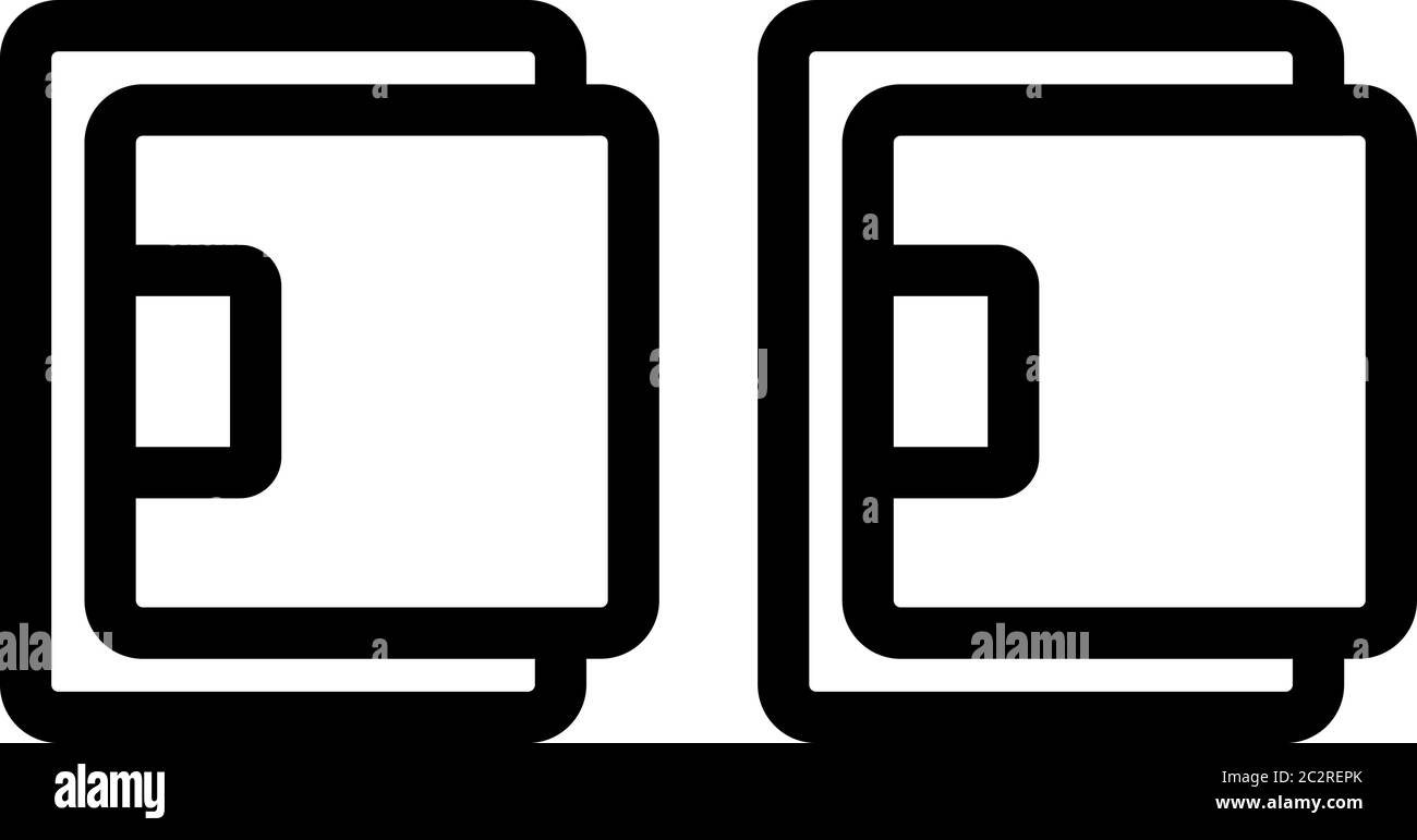 cellulite massager set icon vector outline illustration Stock Vector ...