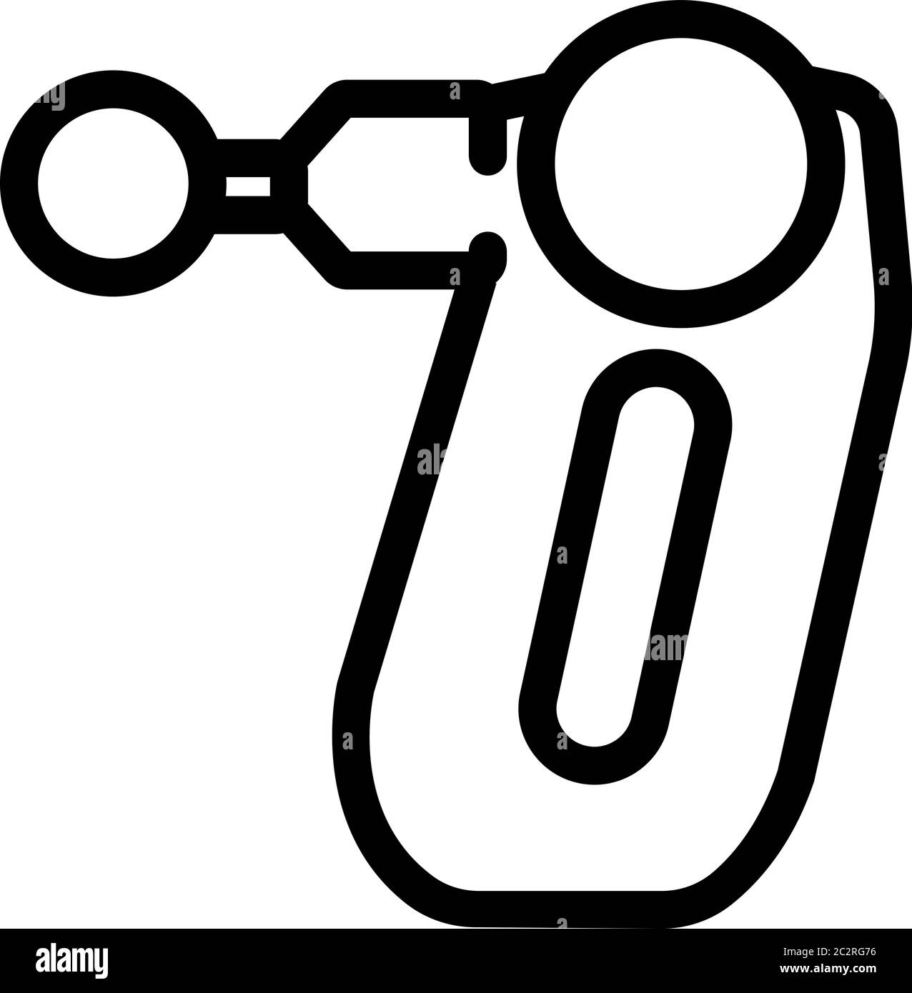 cellulite body massager icon vector outline illustration Stock Vector ...