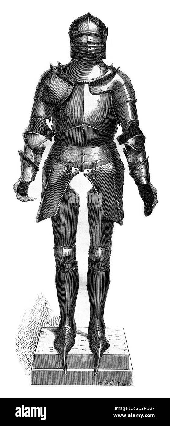 Museum of artillery, the hotel des Invalides, Armor of the fifteenth ...