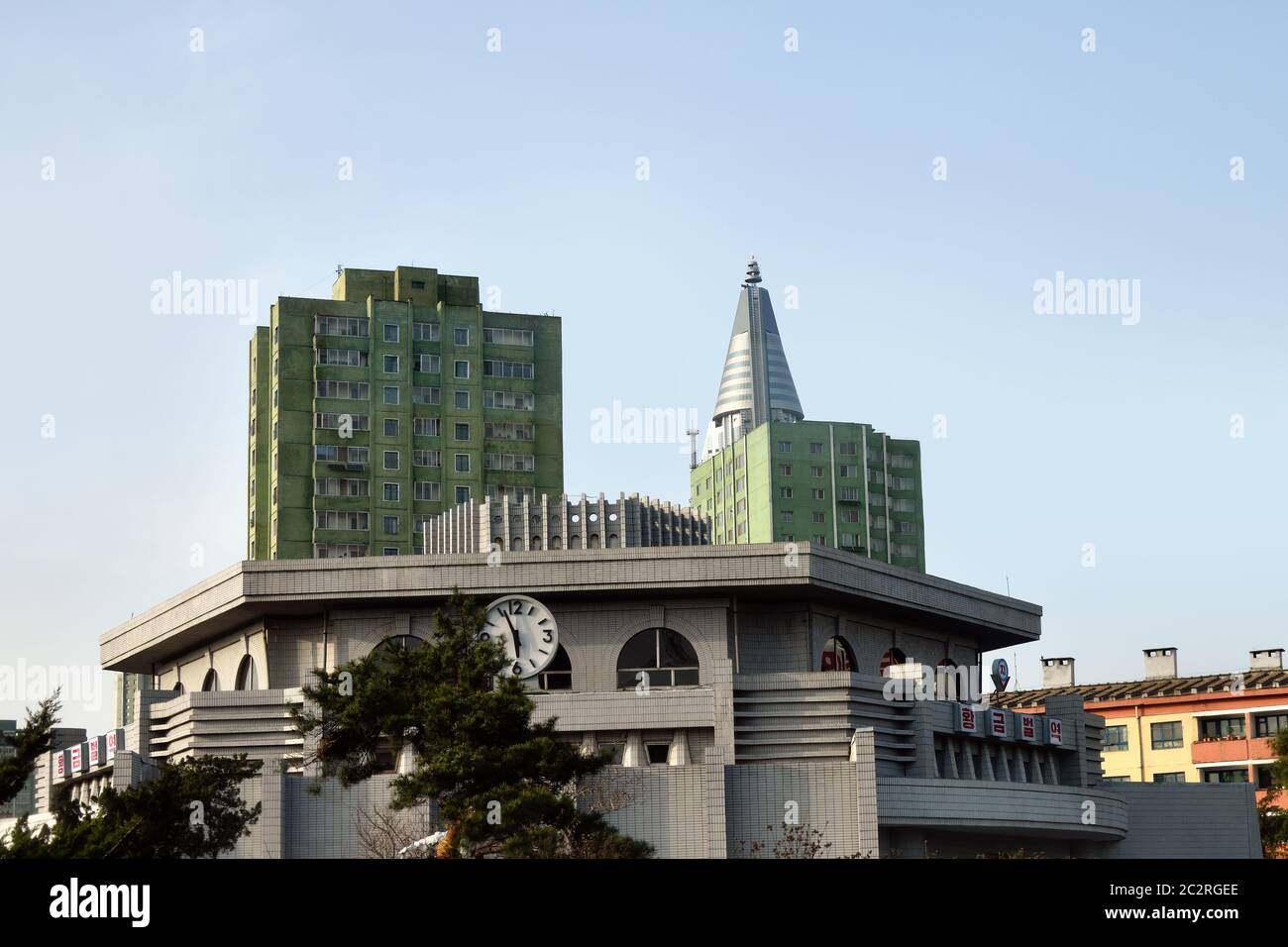 Pyongyang, North Korea - May 2, 2019: Pyongyang architecture and ...