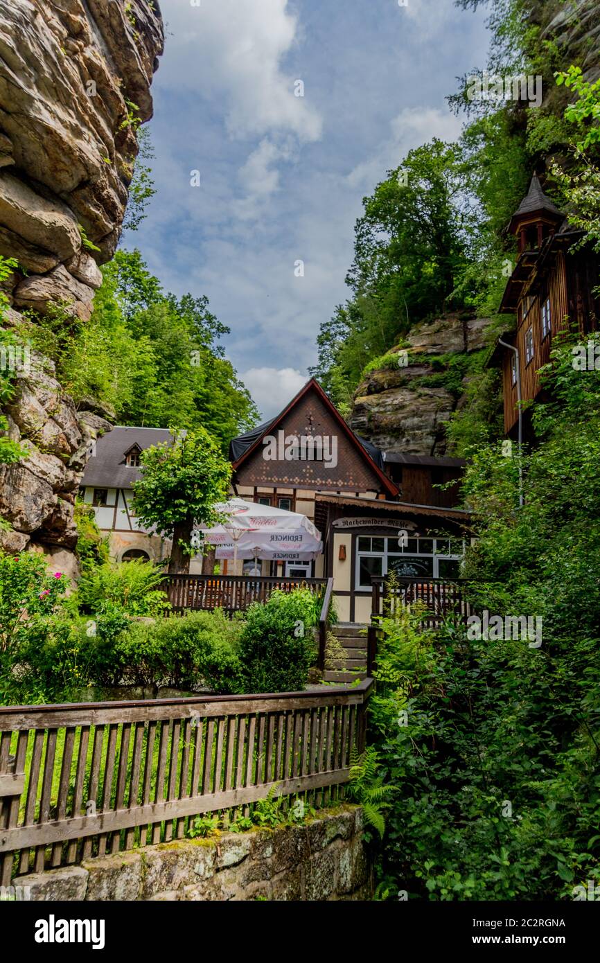 Exploration tour through the saxon switzerland on diffenrent Places ...