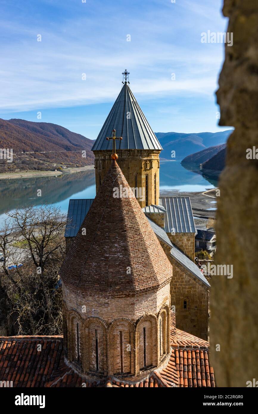 Famous Ananuri castle in Georgia Stock Photo - Alamy