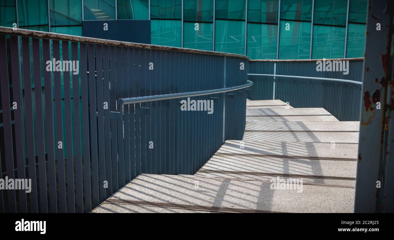 Staircase public design metal railing hi-res stock photography and ...