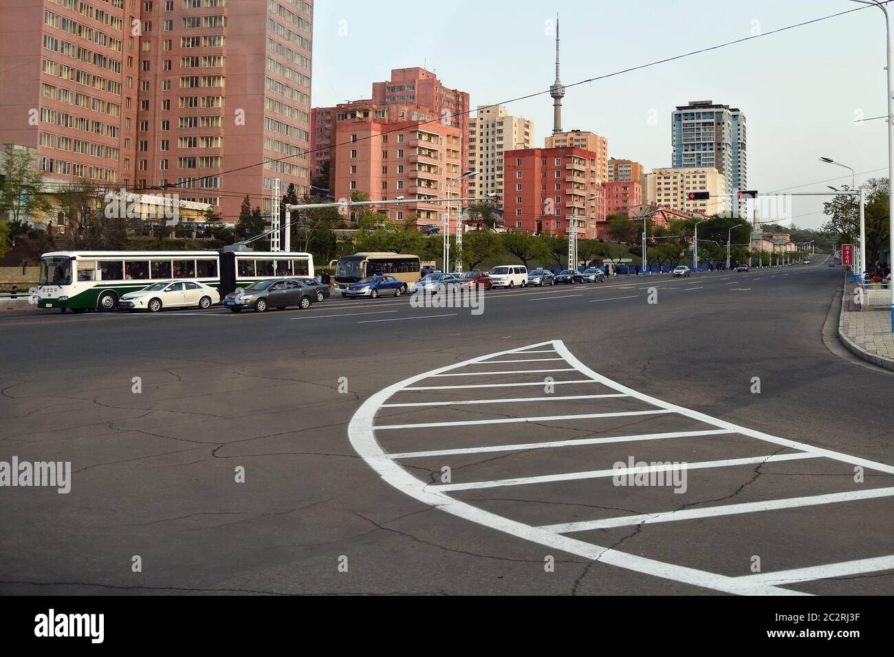 Pyongyang traffic hi-res stock photography and images - Alamy