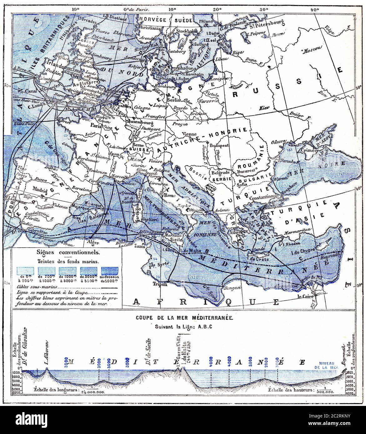 Map of ancient mediterranean Cut Out Stock Images & Pictures - Alamy
