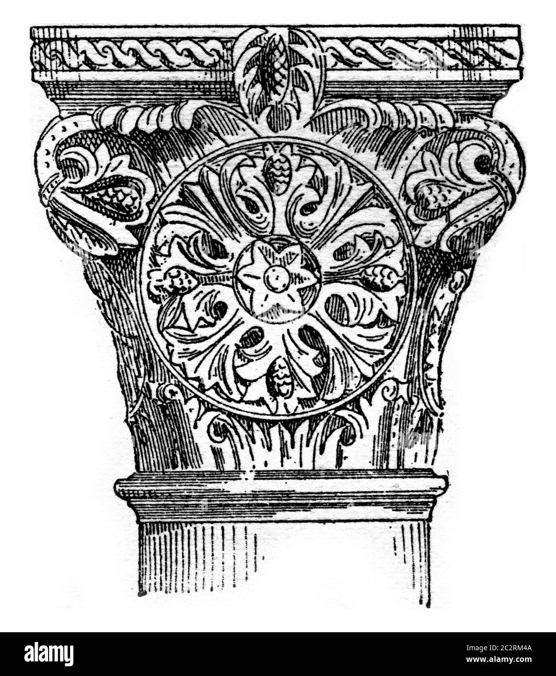 Roman pillar drawing Black and White Stock Photos & Images - Alamy