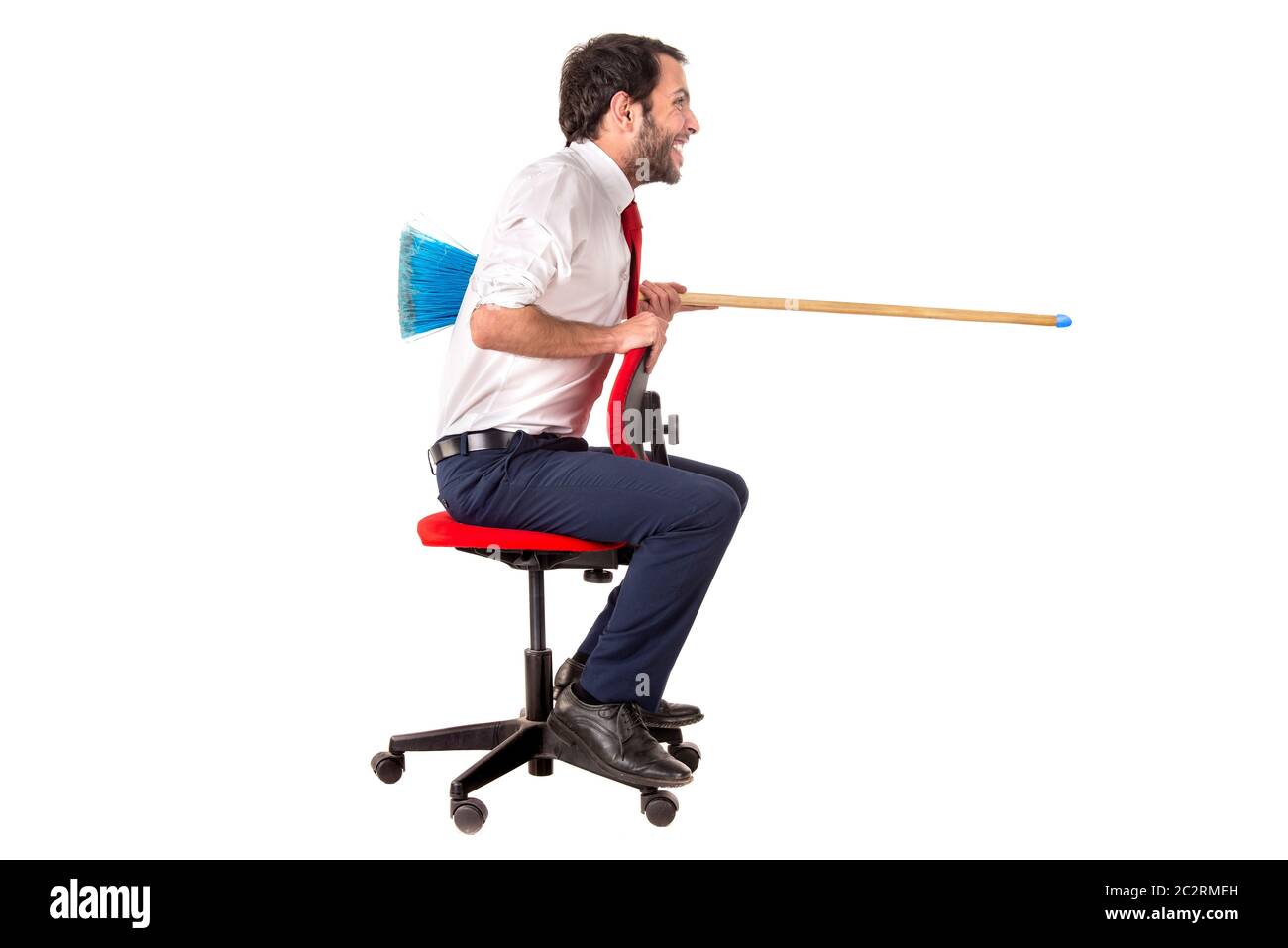 In chair jousting broom hi-res stock photography and images - Alamy