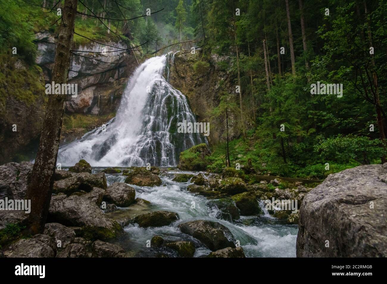 Gollinger Waterfalls in Austria Stock Photo - Alamy