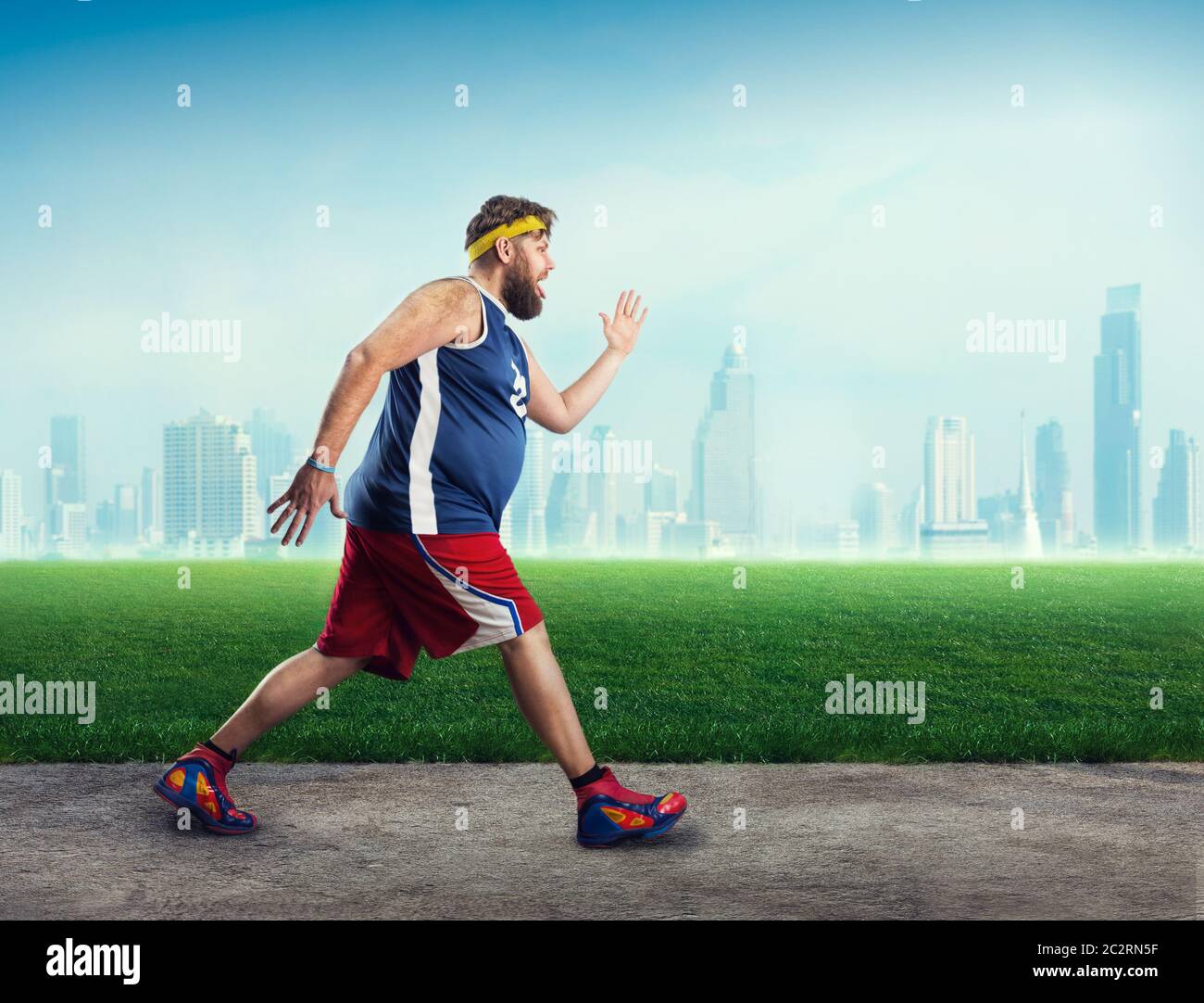Potbelly sport hi-res stock photography and images - Alamy