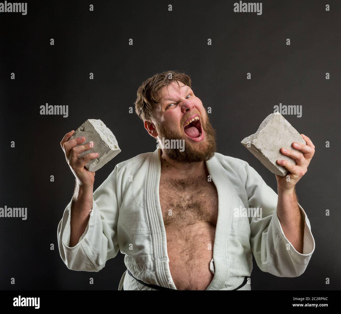 Karate fighter stone hi-res stock photography and images - Alamy