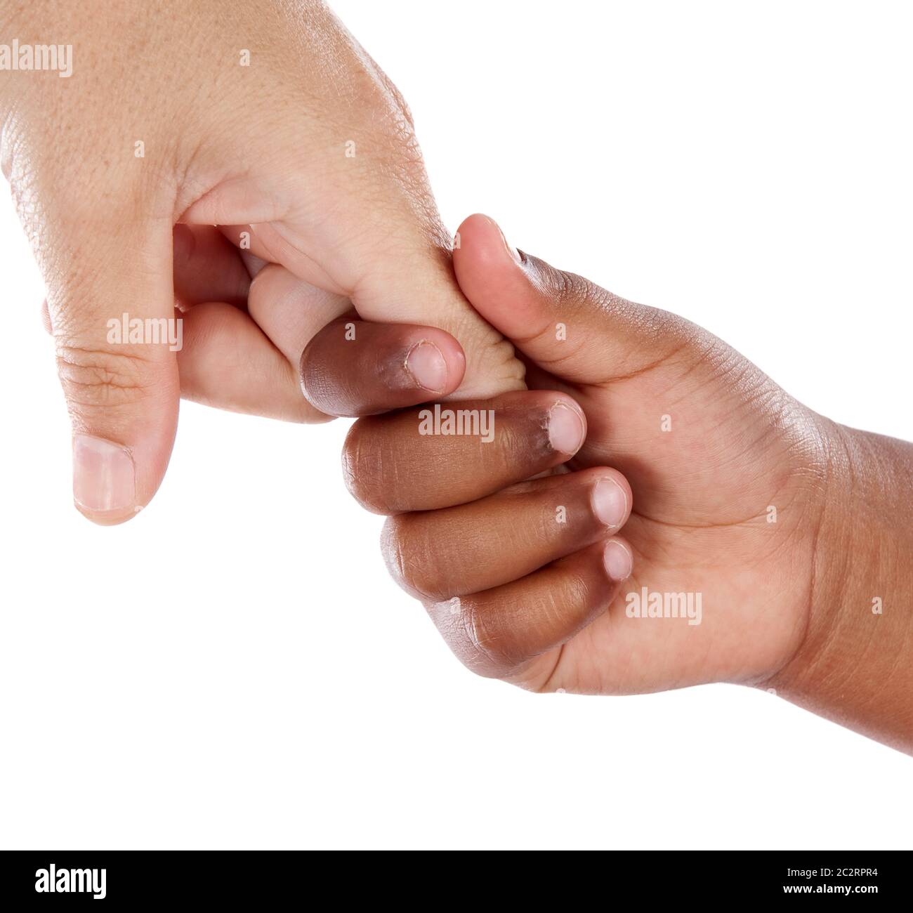 Different races holding hands hi-res stock photography and images - Alamy