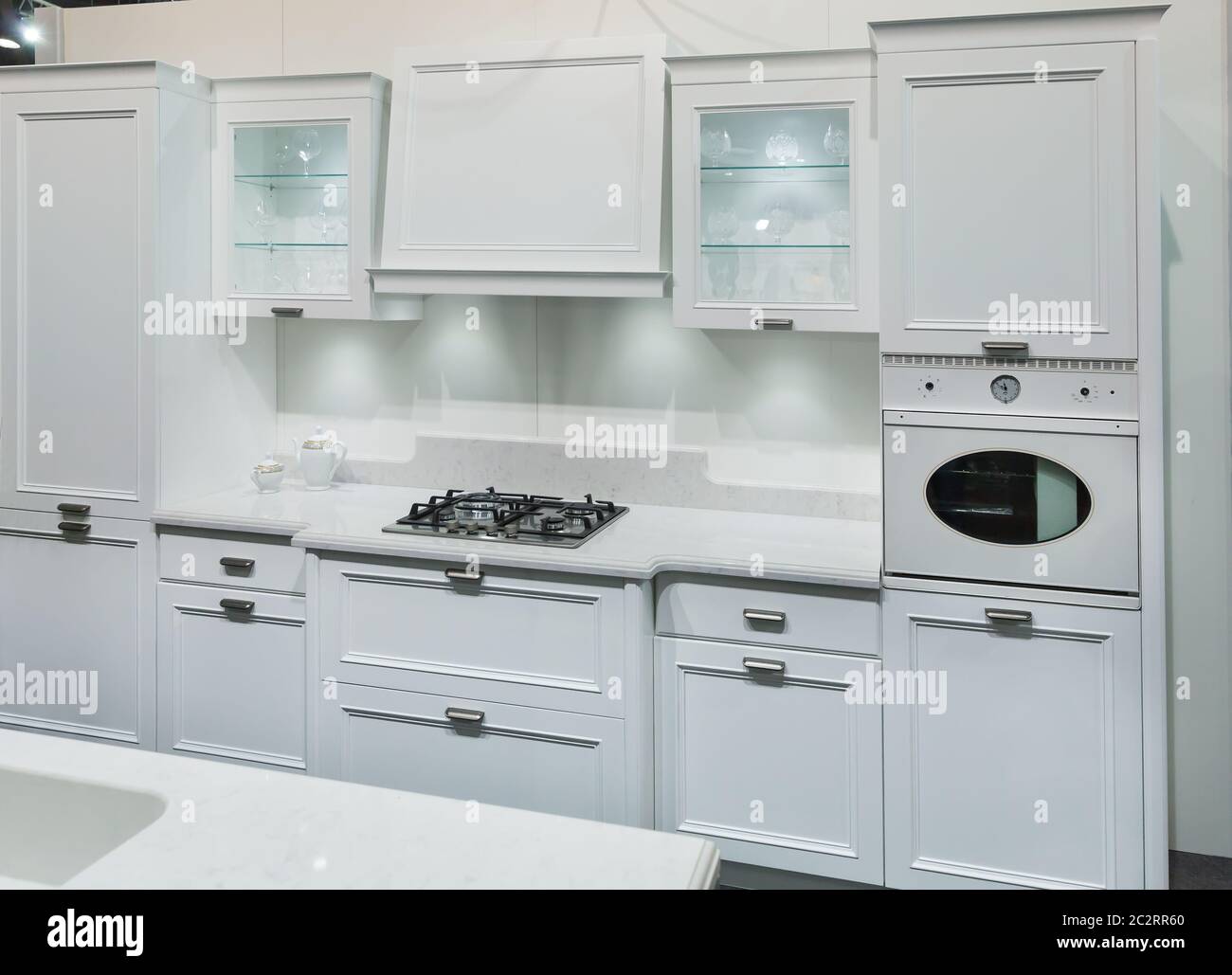 Modern kitchen interior close up Stock Photo - Alamy