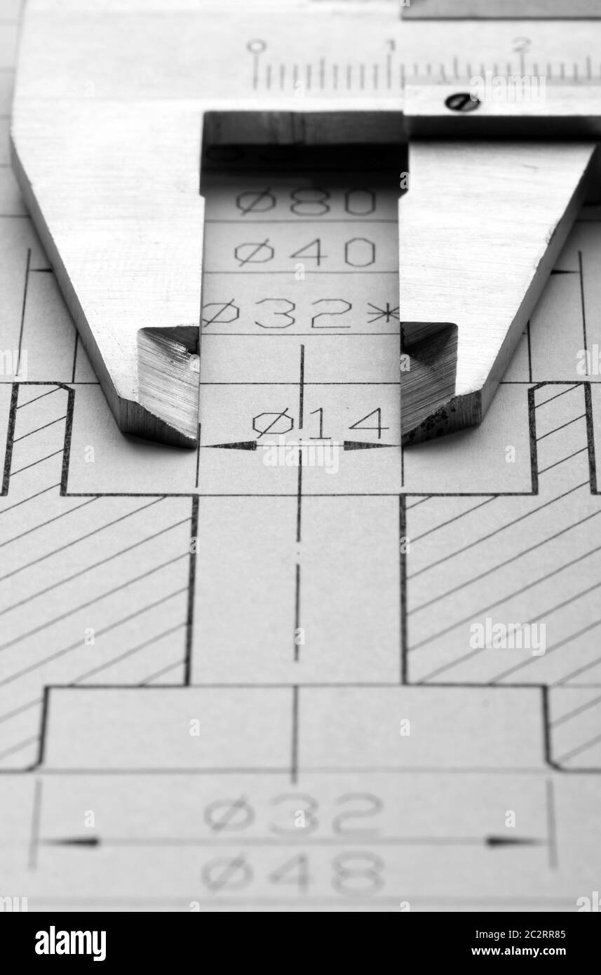 Machine cross section drawing hi-res stock photography and images - Alamy