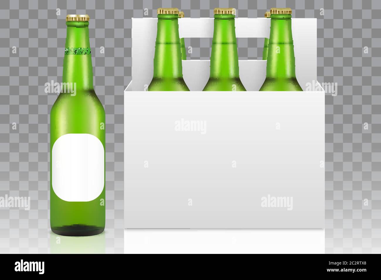 Light realistic package cardboard Stock Vector Images - Alamy