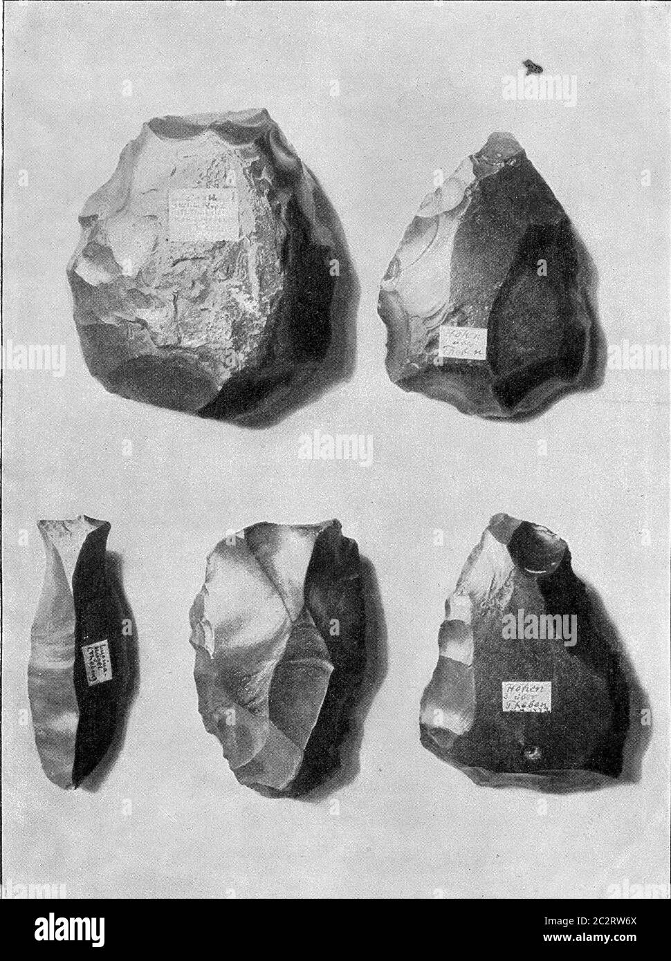 Flintware from ancient Egypt from the Paleolithic layers of the Nile ...
