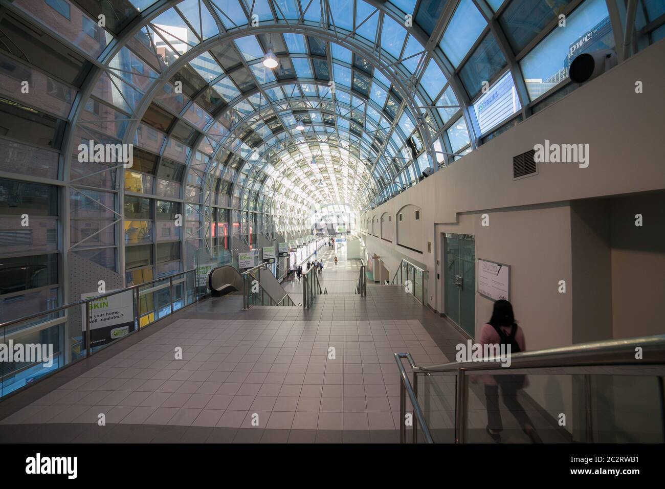 Spaces inside buildings making the Path, pedestrian route in Toronto ...