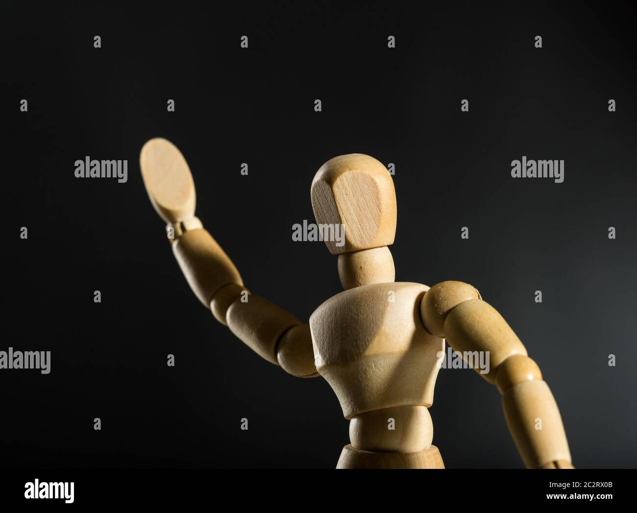Figure waving both arms hi-res stock photography and images - Alamy