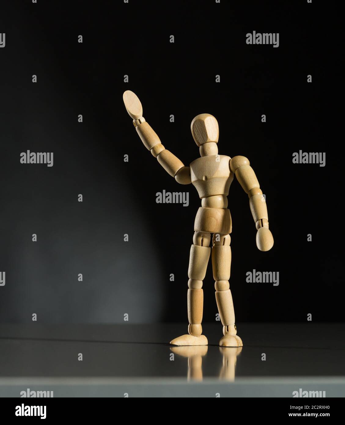 Figure waving both arms hi-res stock photography and images - Alamy