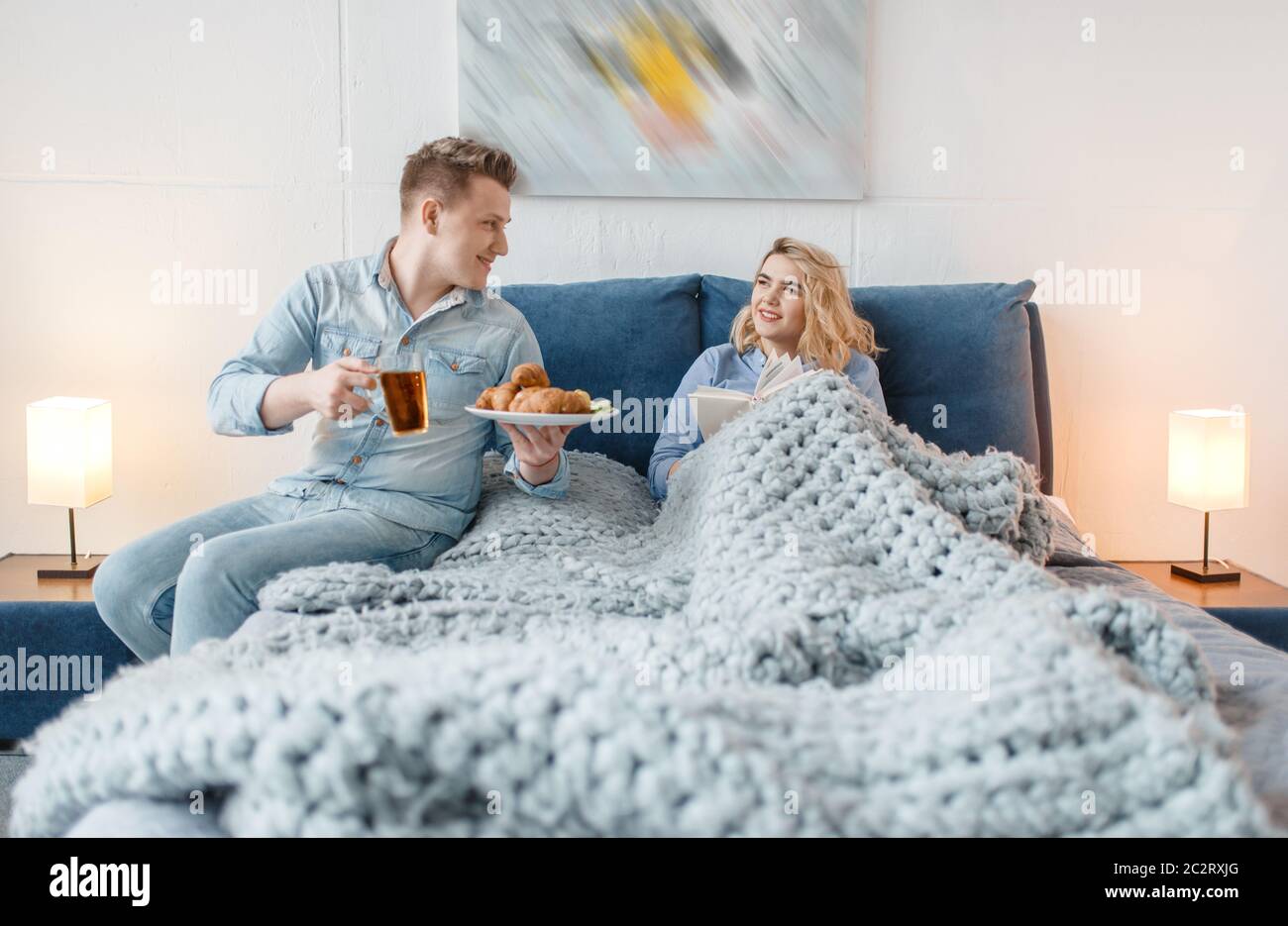 Romantic Good Morning Couple