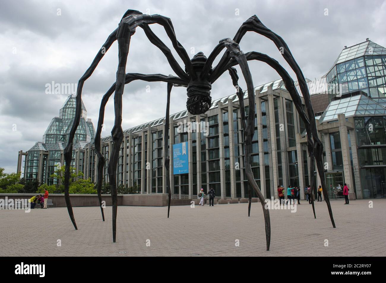 The Maman Statue in front of National Gallery of Canada, Ottawa, Canada ...
