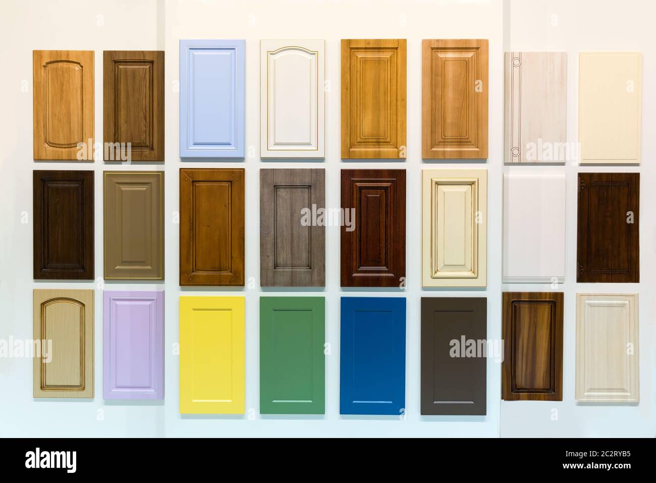 Set of lots of different wooden doors Stock Photo - Alamy