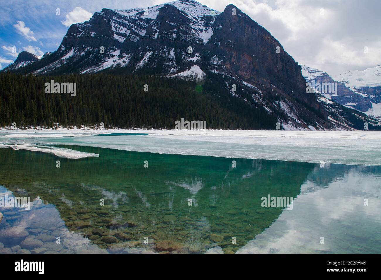 Famous wonderful Lake Louise landscape, Banff National Park, Alberta, Canada Stock Photo - Alamy