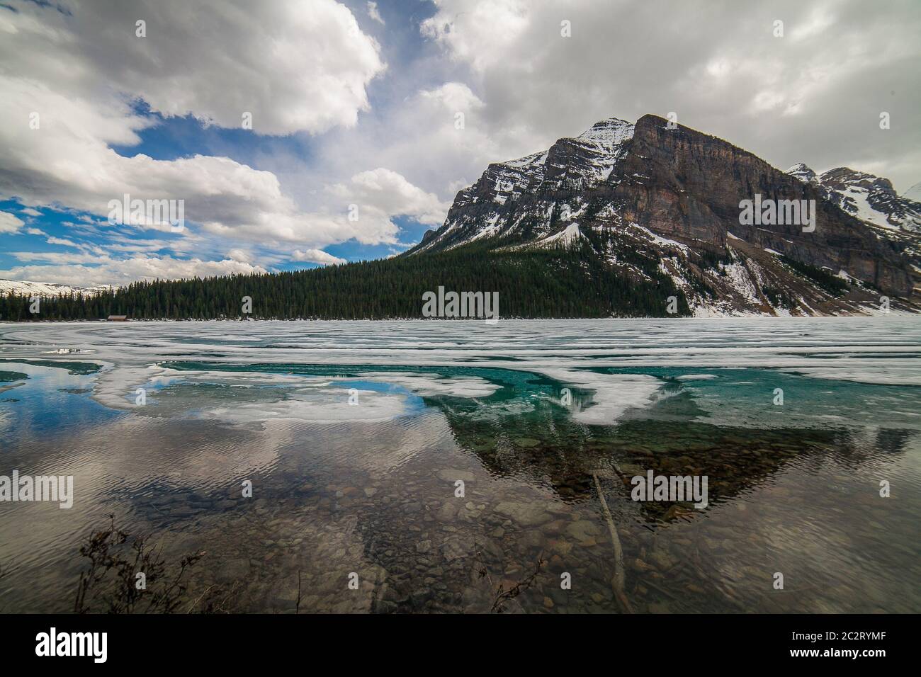 Famous wonderful Lake Louise landscape, Banff National Park, Alberta, Canada Stock Photo - Alamy