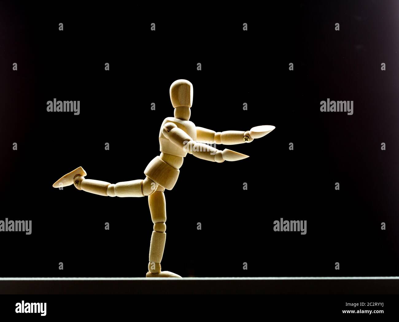 Dancing manikin wood model hi-res stock photography and images - Alamy