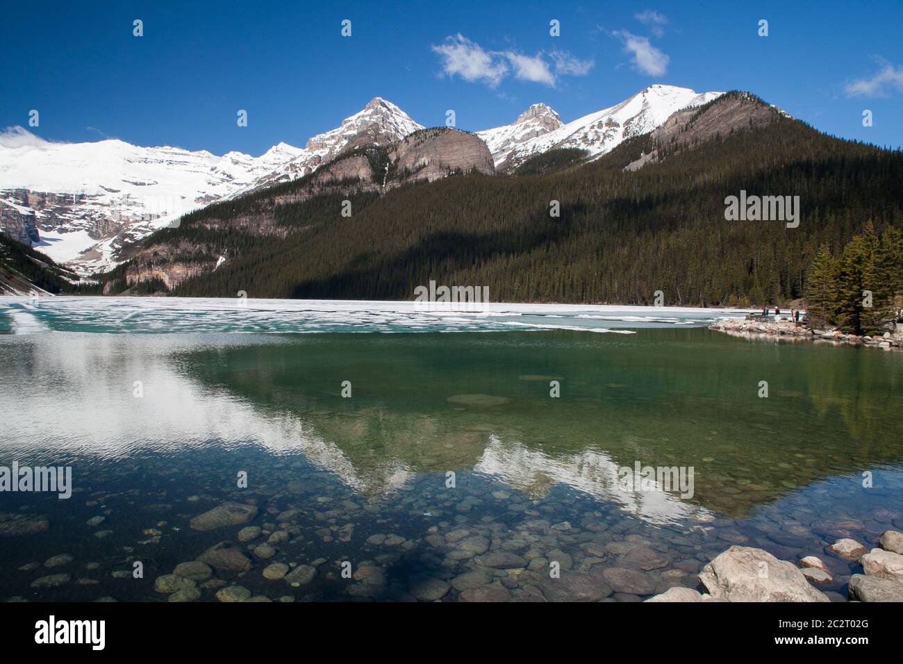 Famous wonderful Lake Louise landscape, Banff National Park, Alberta, Canada Stock Photo - Alamy