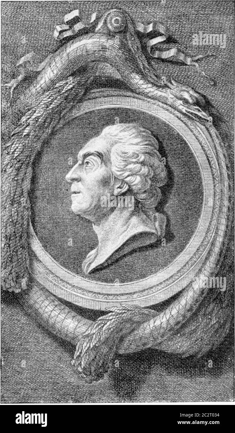Georges Louis Leclerc, Comte de Buffon, vintage engraved illustration ...