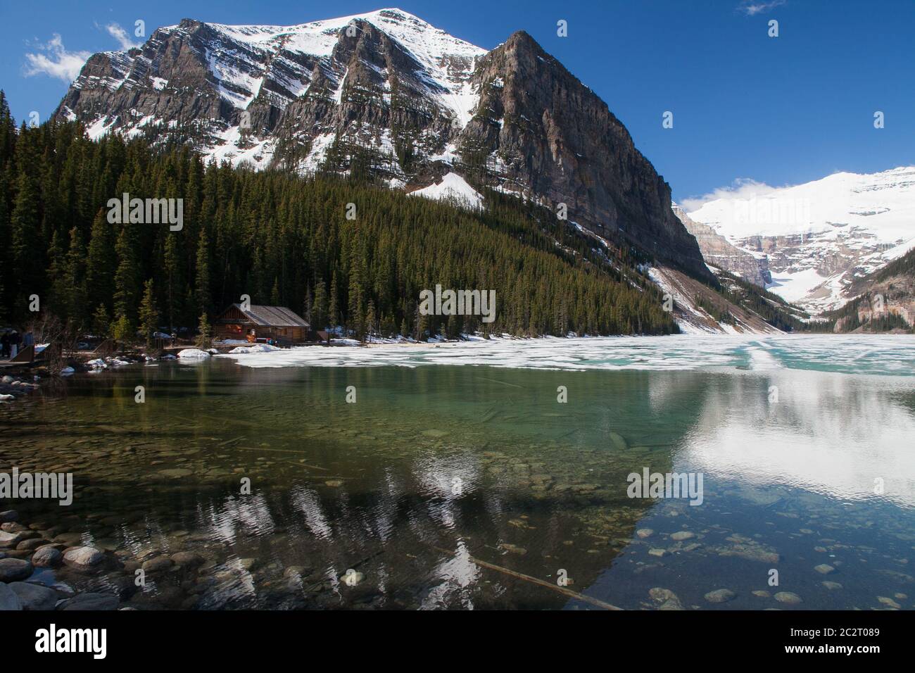 Famous wonderful Lake Louise landscape, Banff National Park, Alberta, Canada Stock Photo - Alamy