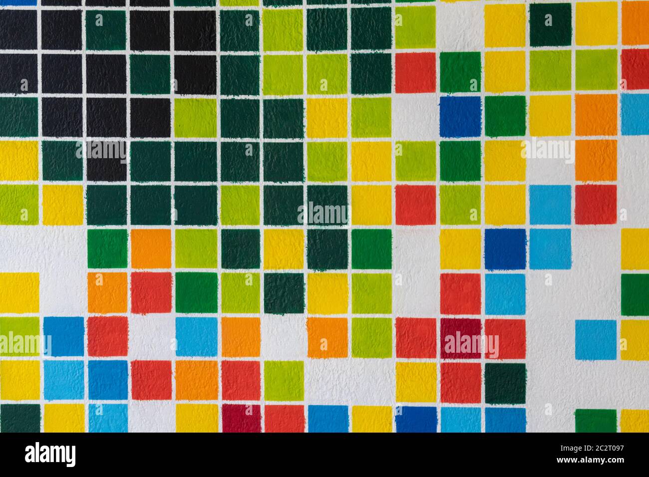 Happy positive colorful squares with white lines background Stock Photo ...