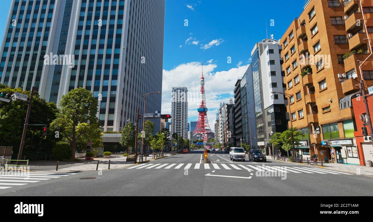 Tokyo japan june modern buildings hi-res stock photography and images ...