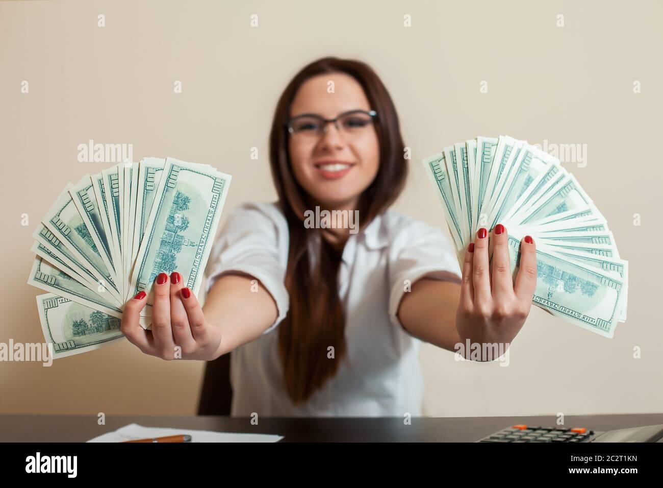 Money fans hi-res stock photography and images - Alamy