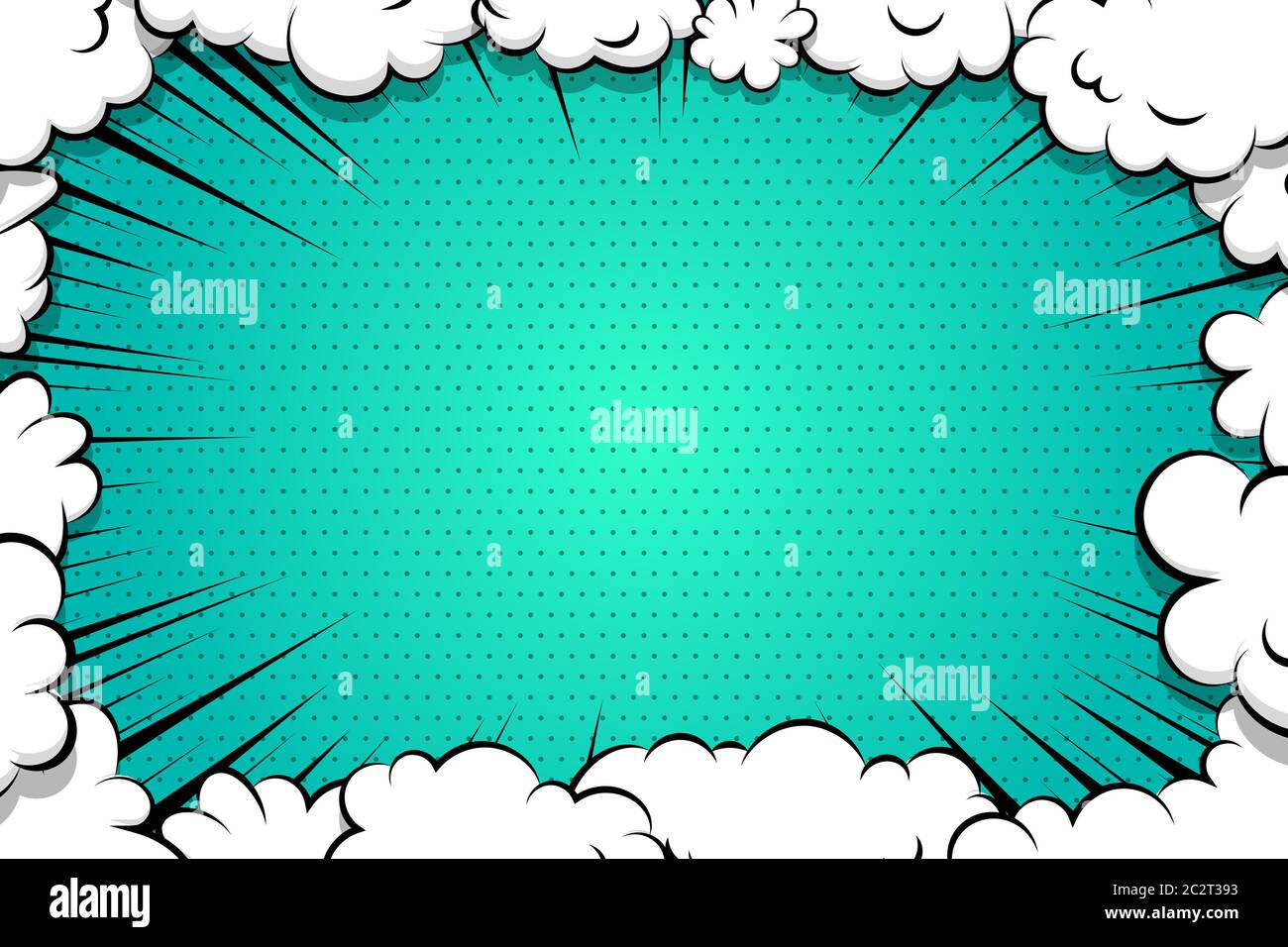 Comic book cartoon speech bubble for text Stock Vector Image & Art - Alamy