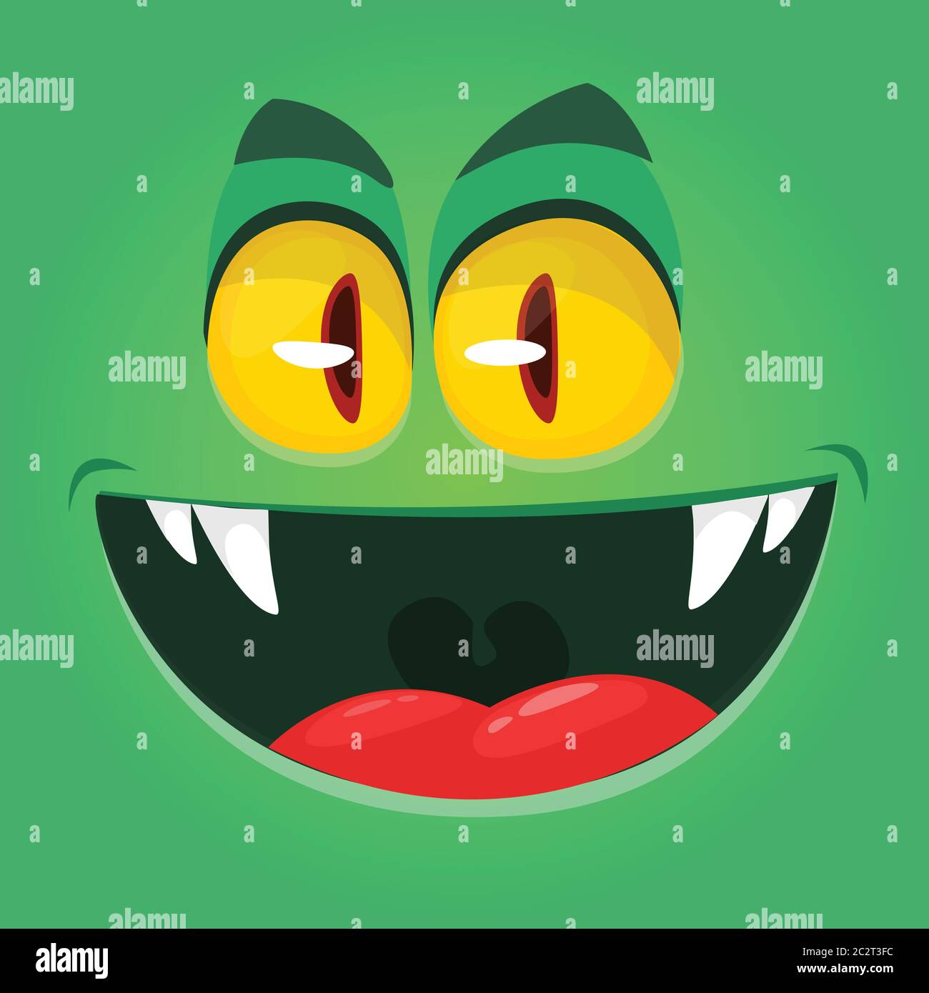 Angry cartoon vampire character. Vector illustration Halloween Vampire ...