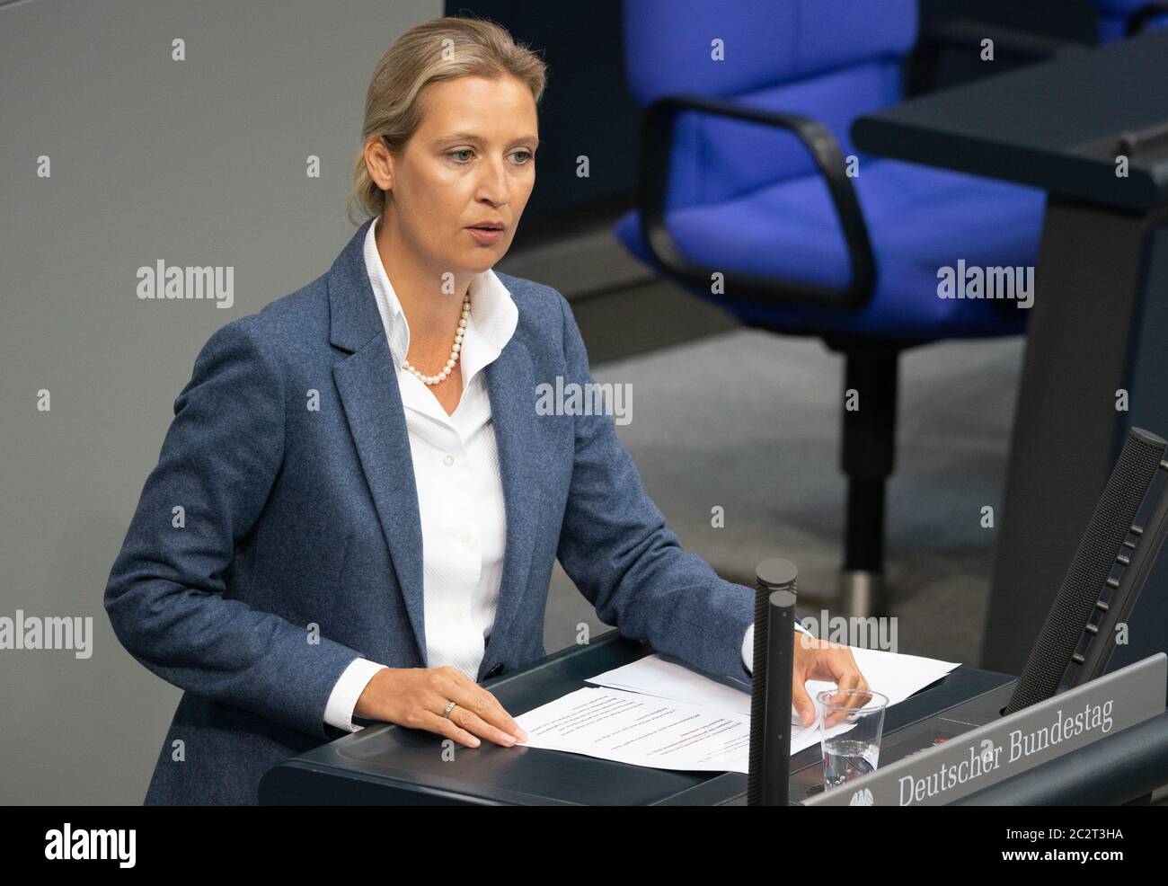 Berlin, Germany. 18th June, 2020. Alice Weidel, leader of the AfD ...