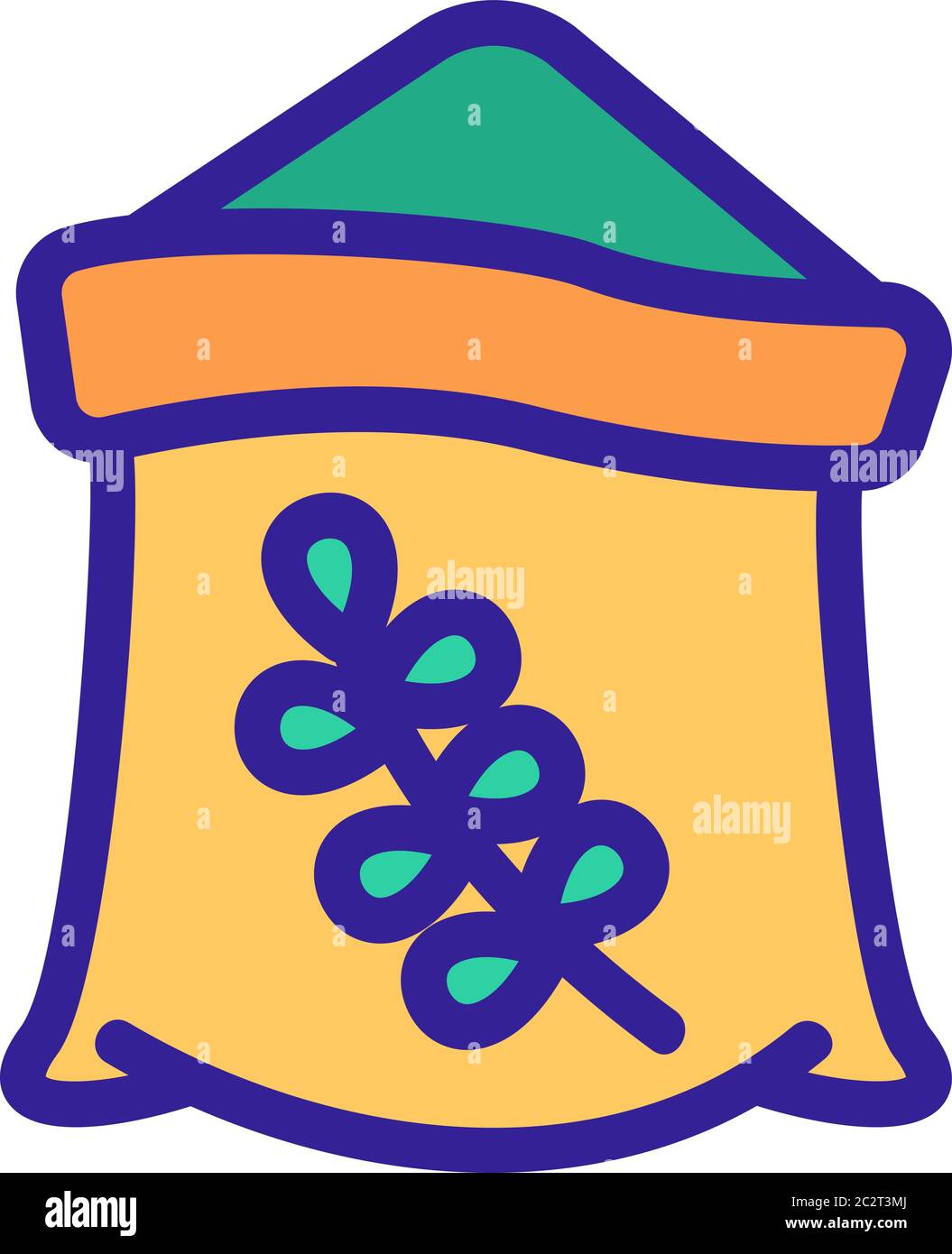 thyme oil bottle icon vector outline illustration Stock Vector Image ...