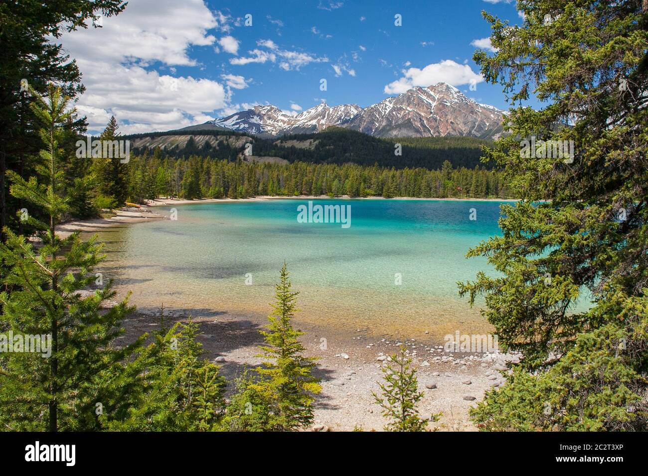 Scenic Edith Lake landscape, Jasper National Park, Alberta, Canada ...