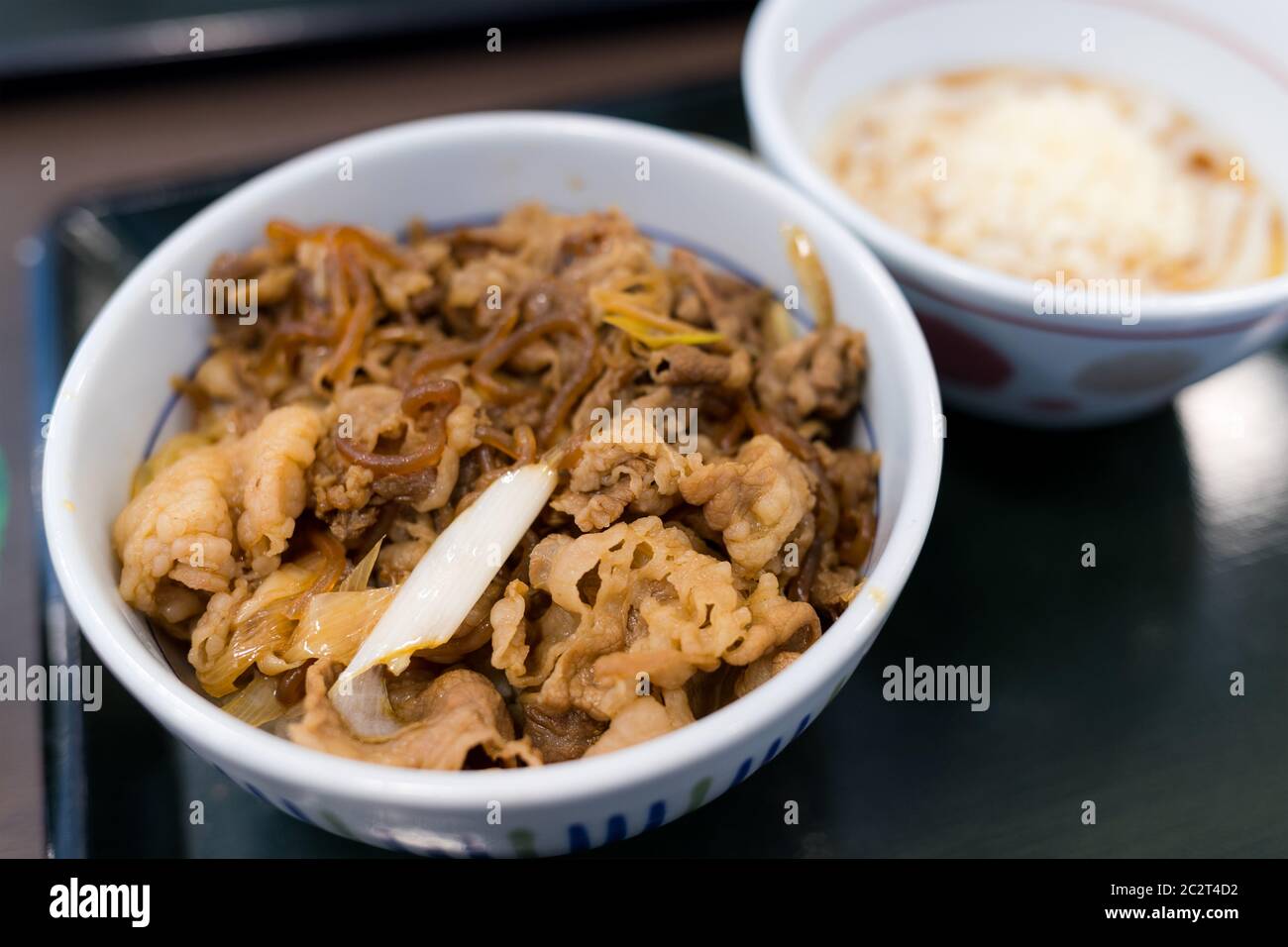 Japanese beef don in restaurant Stock Photo - Alamy