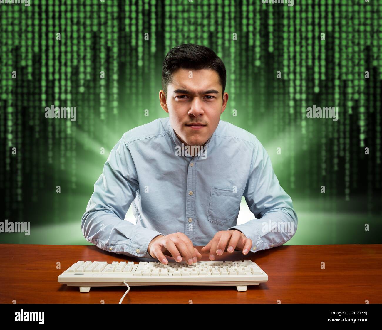 Male programmer working table hi-res stock photography and images - Alamy