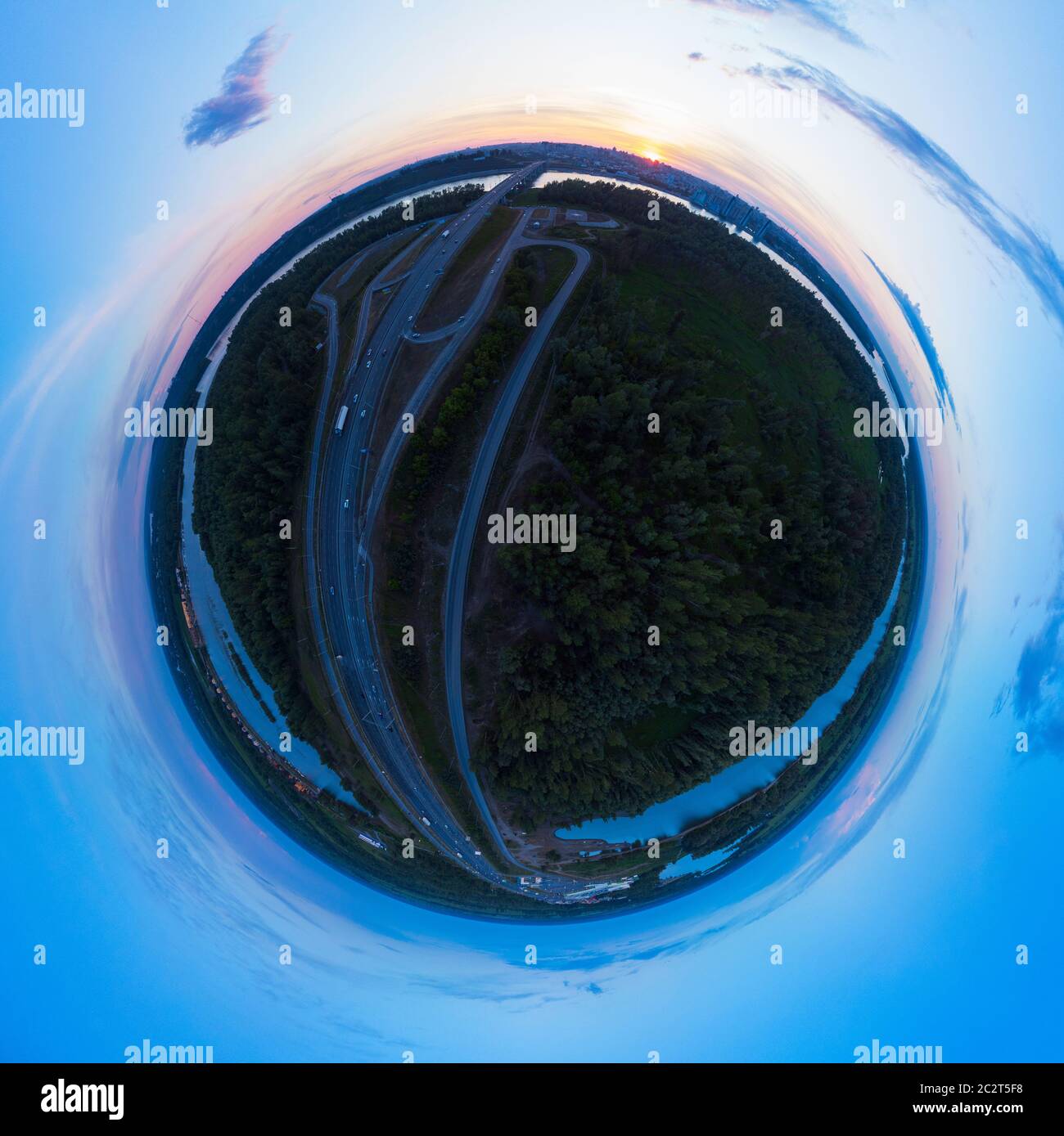 360 highway aerial hi-res stock photography and images - Alamy