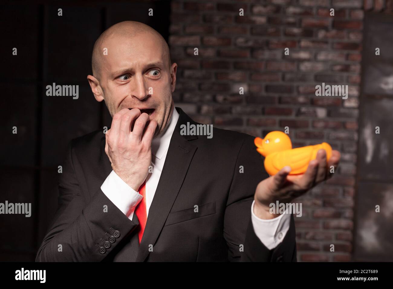 Scared duck hi-res stock photography and images - Alamy