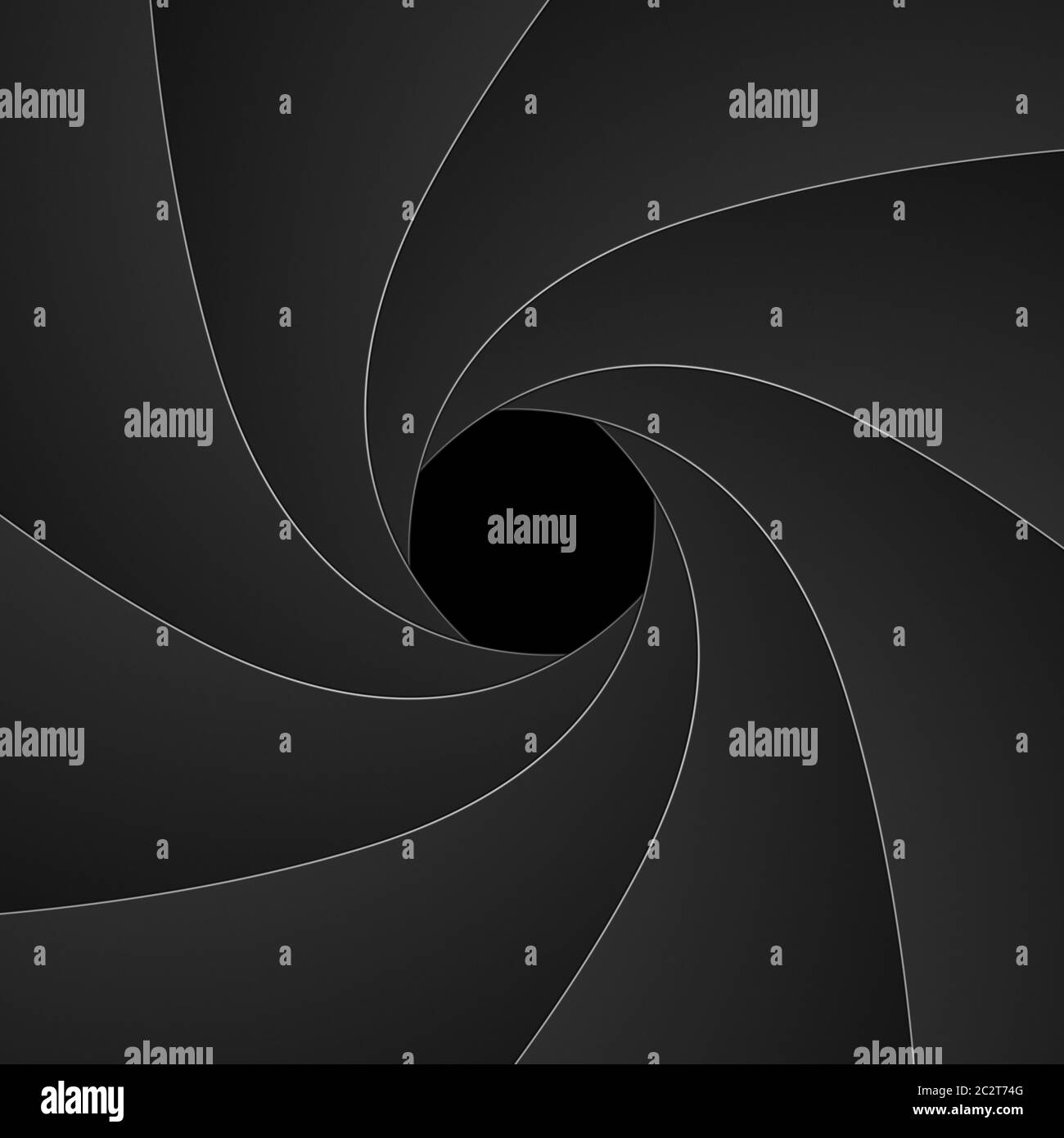 Illustration of a shutter aperture Stock Photo - Alamy