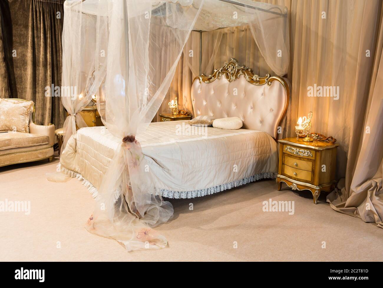 Modern Bed Side View