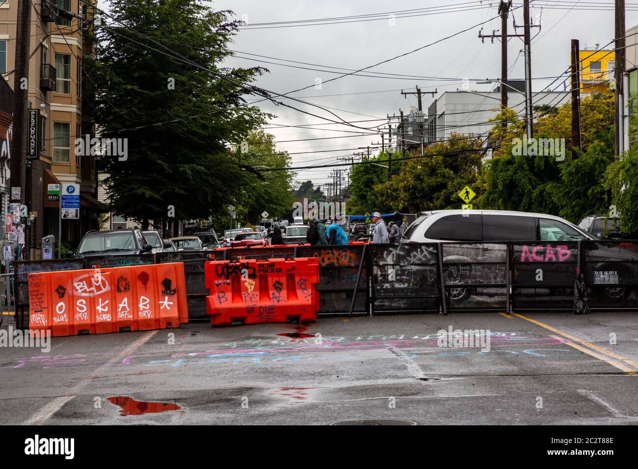 The Capitol Hill Autonomous Zone (CHAZ) or the Capitol Hill Occupied ...