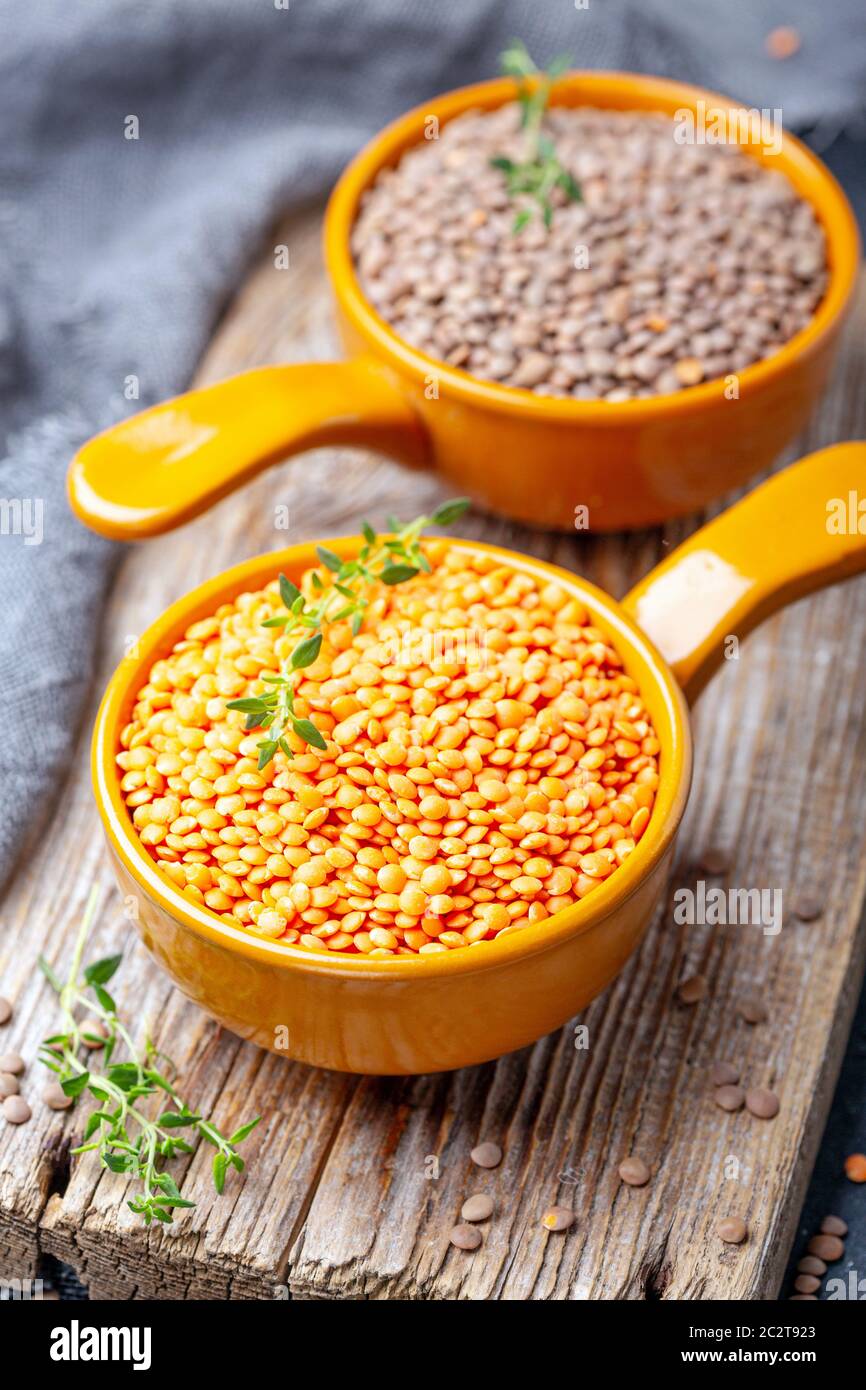 Different varieties of lentils hi-res stock photography and images - Alamy